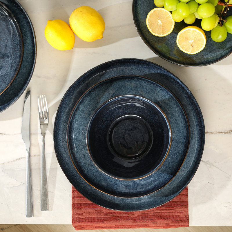 Stone Lain Mirella 24-Piece Dinnerware Set Stoneware & Reviews | Joss & Main